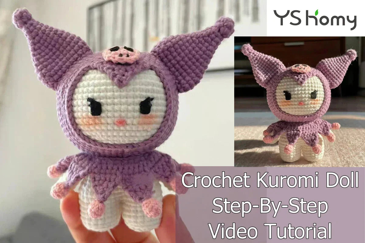 How to Crochet Your Own Kuromi Doll? – YShomy